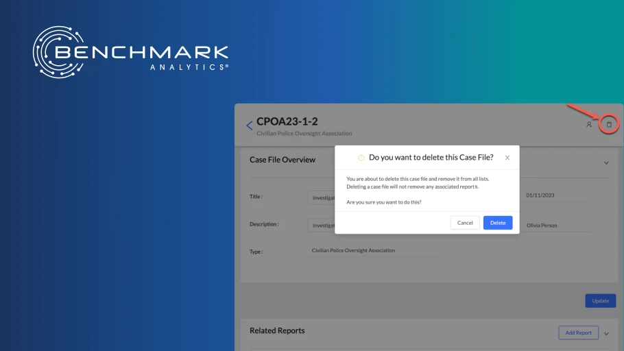 May 2023: Case File and Reports Enhancement : Benchmark Analytics